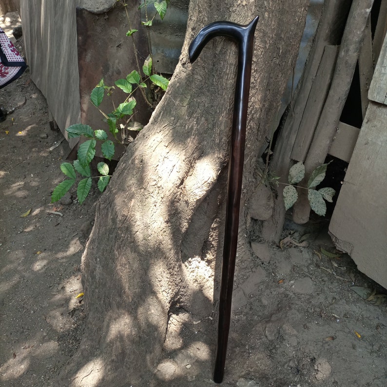 Africa Blackwood Contouring Handle Original Hiking Walking - Etsy