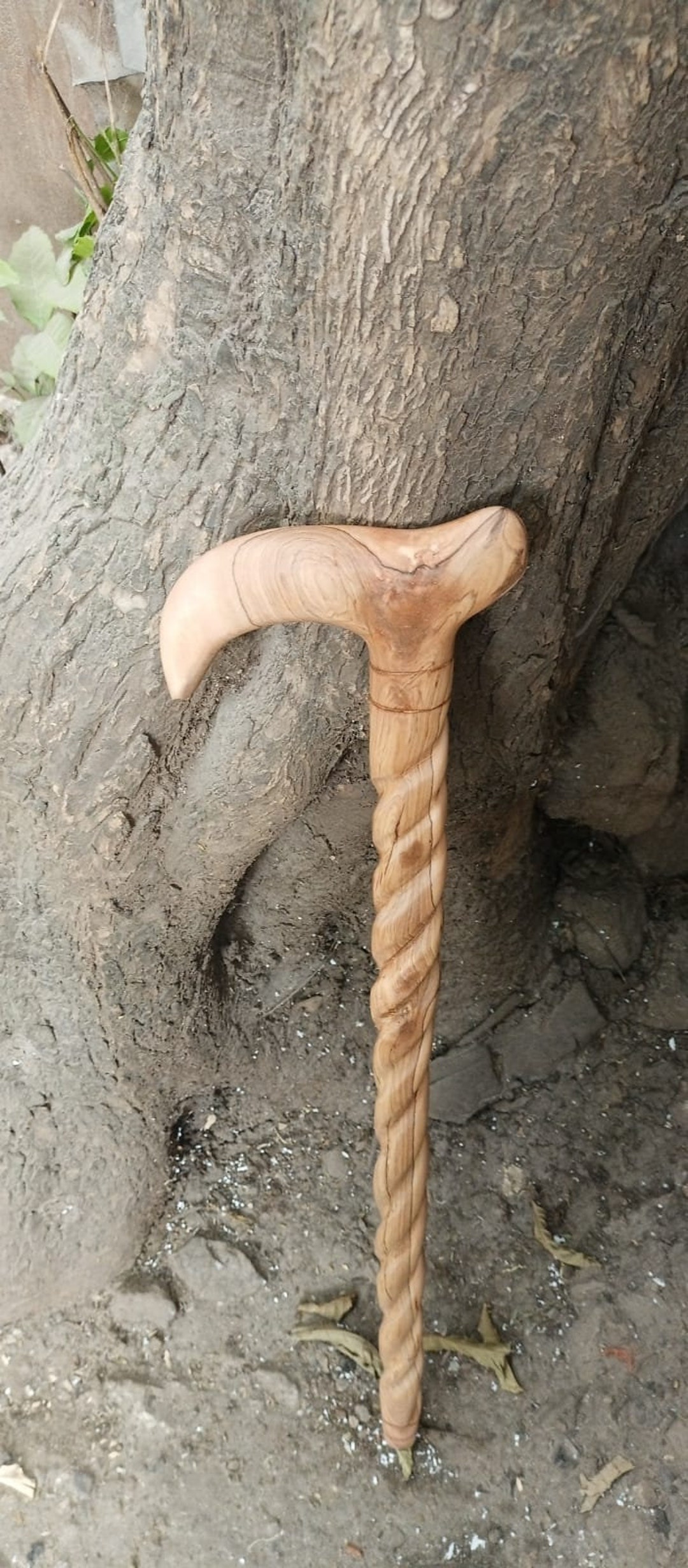Original African Hiking Walking Stick Cane Handmade Kenya Africa Solid ...