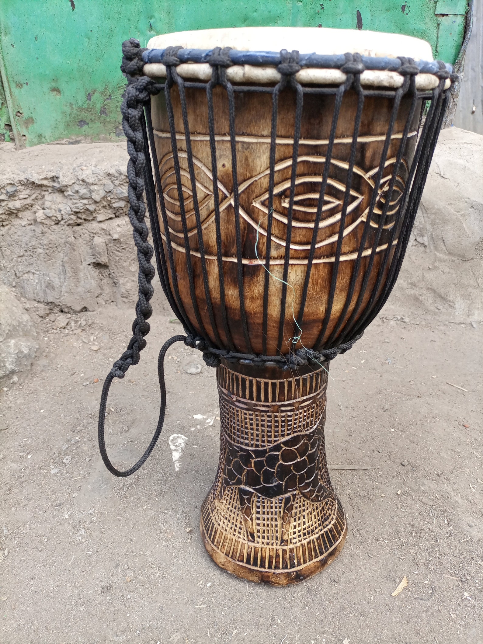 10x20.5inch Bongo Drum Original Jacaranda Wood Functional Goatskin ...