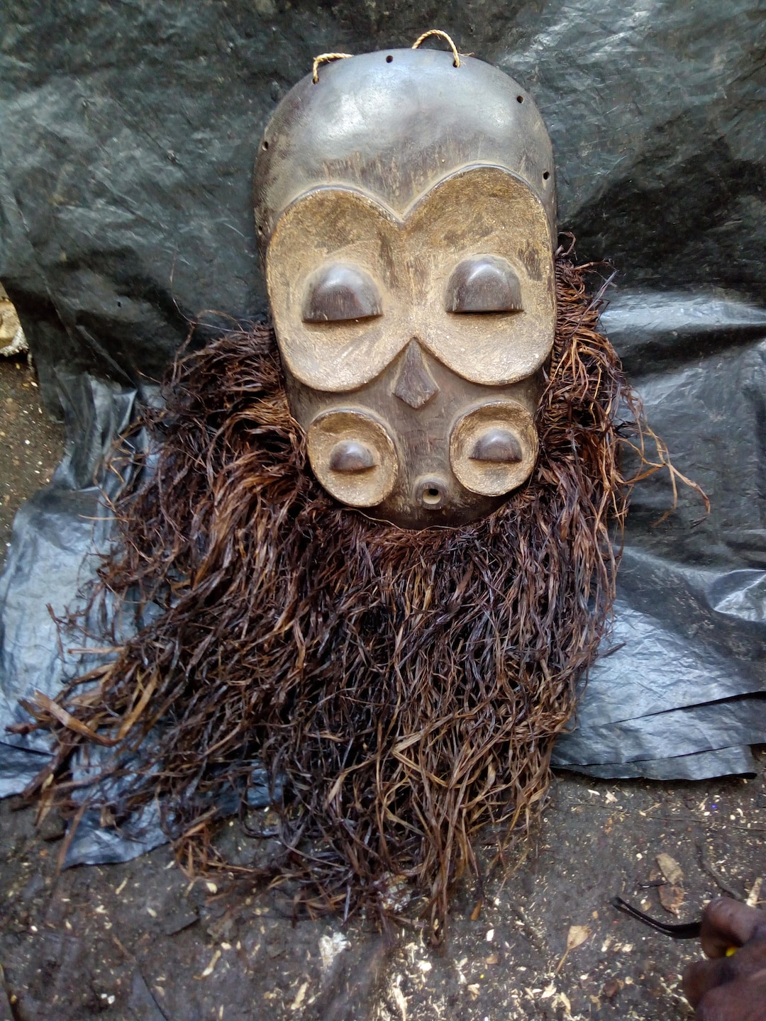 Bembe Tribal Mask Vintage Hand Carved Primitive Original Antique ...