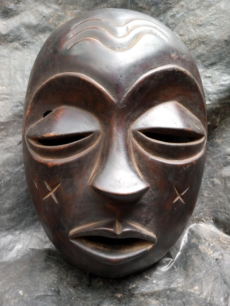 Pende Tribe Original Vintage Tribal Mask Decorative Wall - Etsy