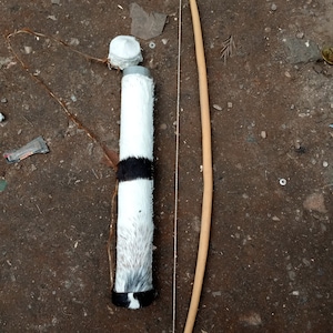 Bow Arrows Quiver Archery Set Fully Functional Kamba Tribe Original ...