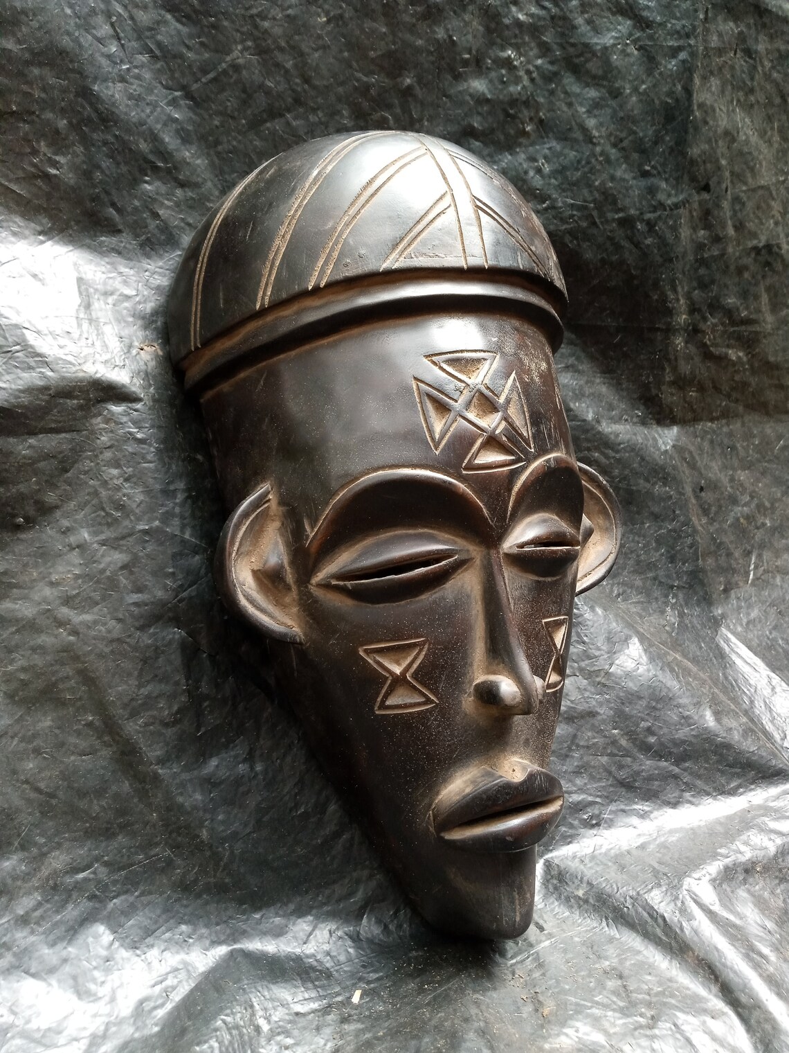 Original Chokwe Tribe Vintage Tribal Mask DRC Africa Primitive | Etsy