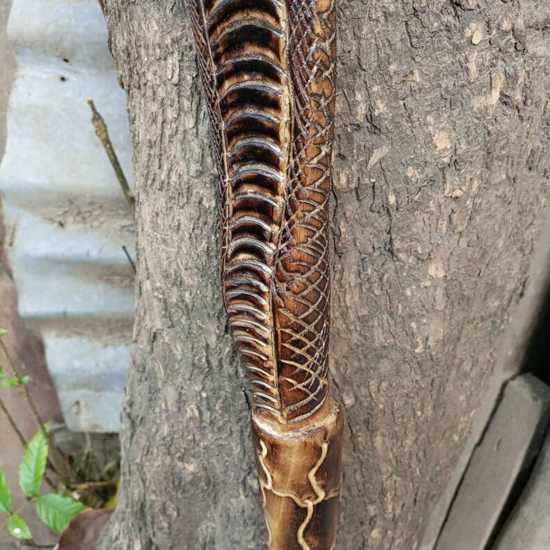 28-67IN Original African Kamba Tribe Cobra Snake Serpent 1PC - Etsy