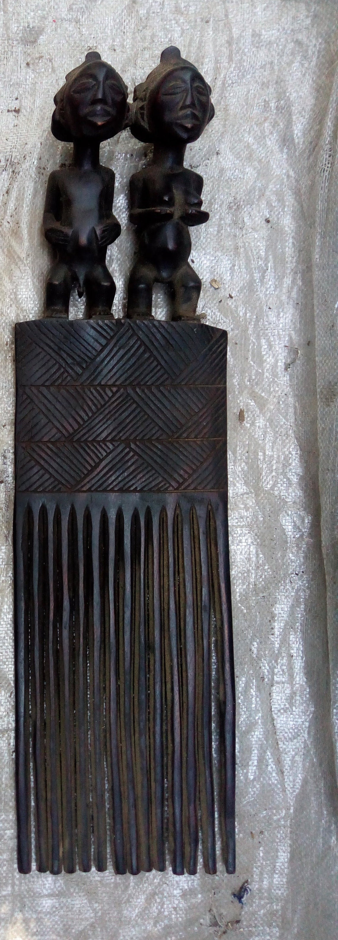 Hemba Tribe married Couple Comb Hair Art - Etsy