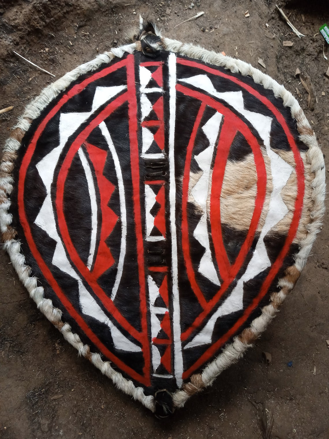 Multicolor Original Maasai Shield Fully-functional Handpainted | Etsy