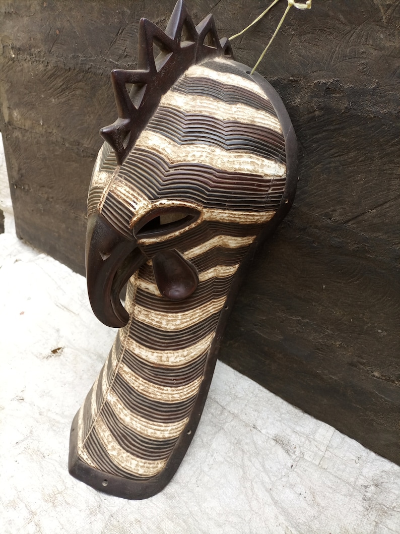 Original Songe Tribe Vintage le Coq Mask DRC - Etsy