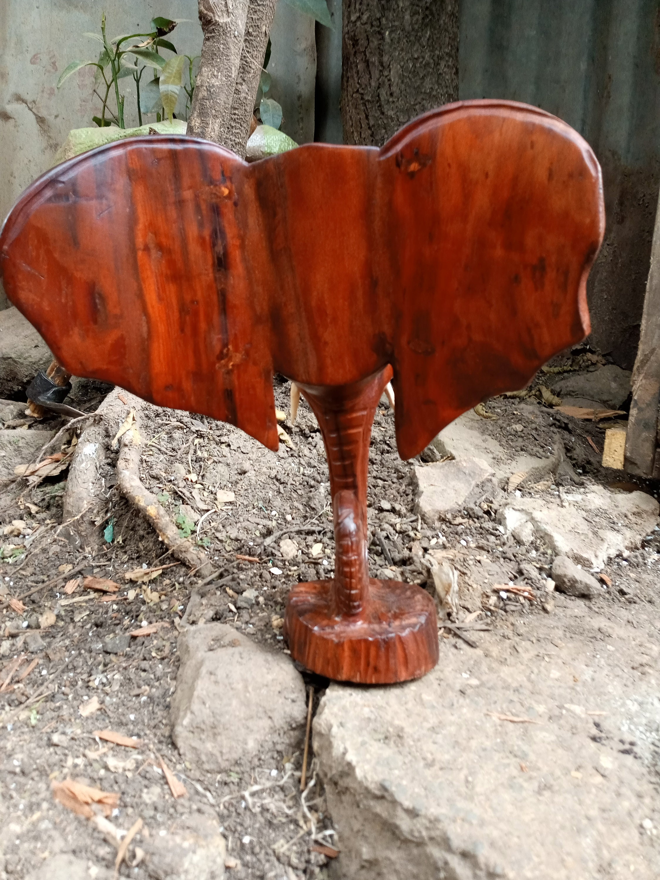 Standing Elephant Head Mask Kamba Tribe Kenya Africa Rosewood - Etsy UK