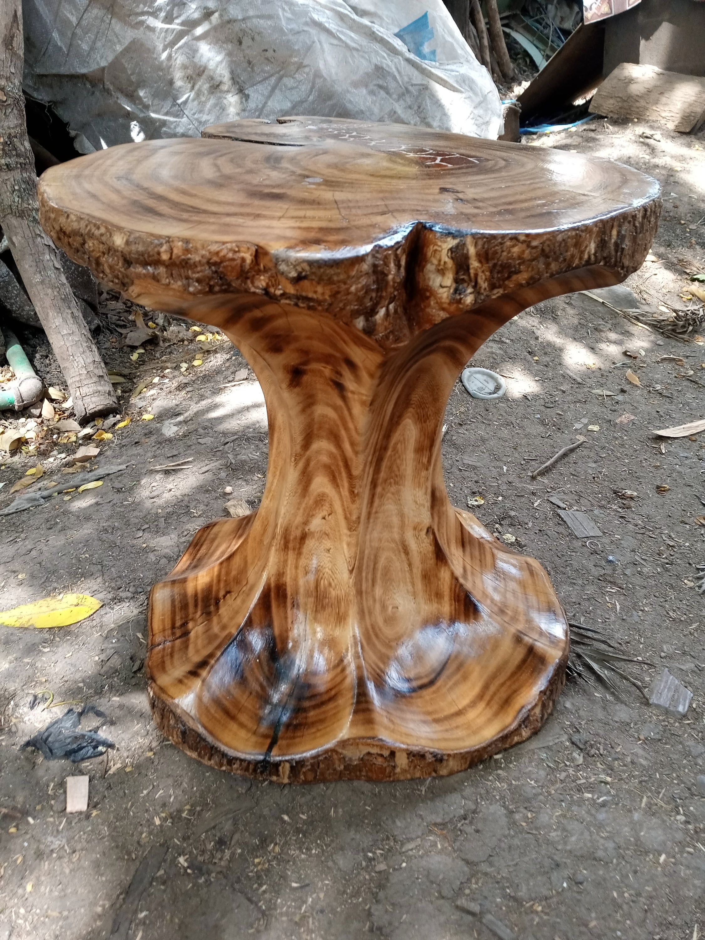 Kenya Live Edge Kamba Tribe Stool Chair Solid 1PC Olivewood - Etsy