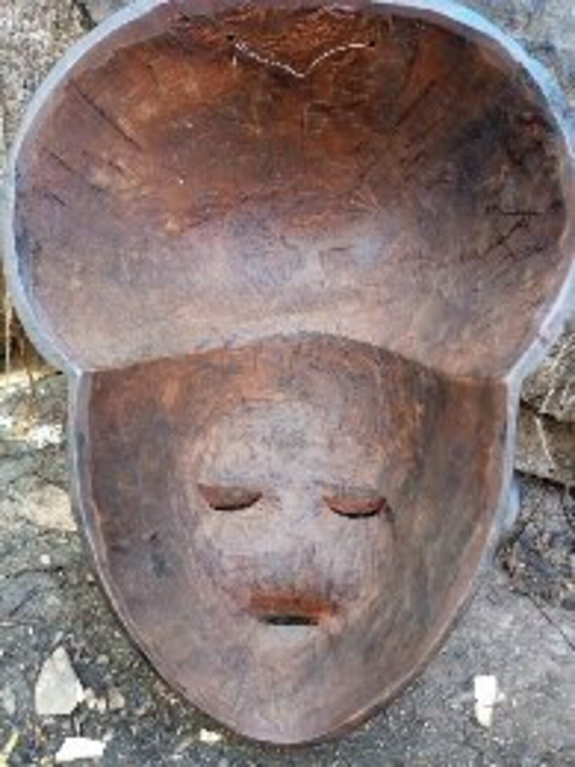 Vintage Punu Tribe Mask DRC Africa Congo Original Wood Art | Etsy