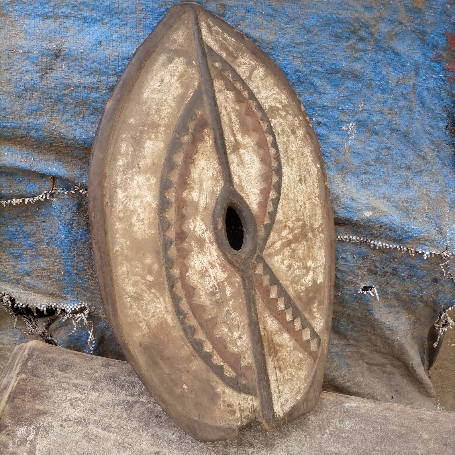 Original Ngao Vintage Kikuyu Warriors Shield Fully-functional Black ...