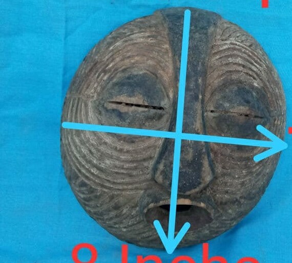 Original Baluba Tribe Vintage Mask DRC Africa Congo Wood Art | Etsy