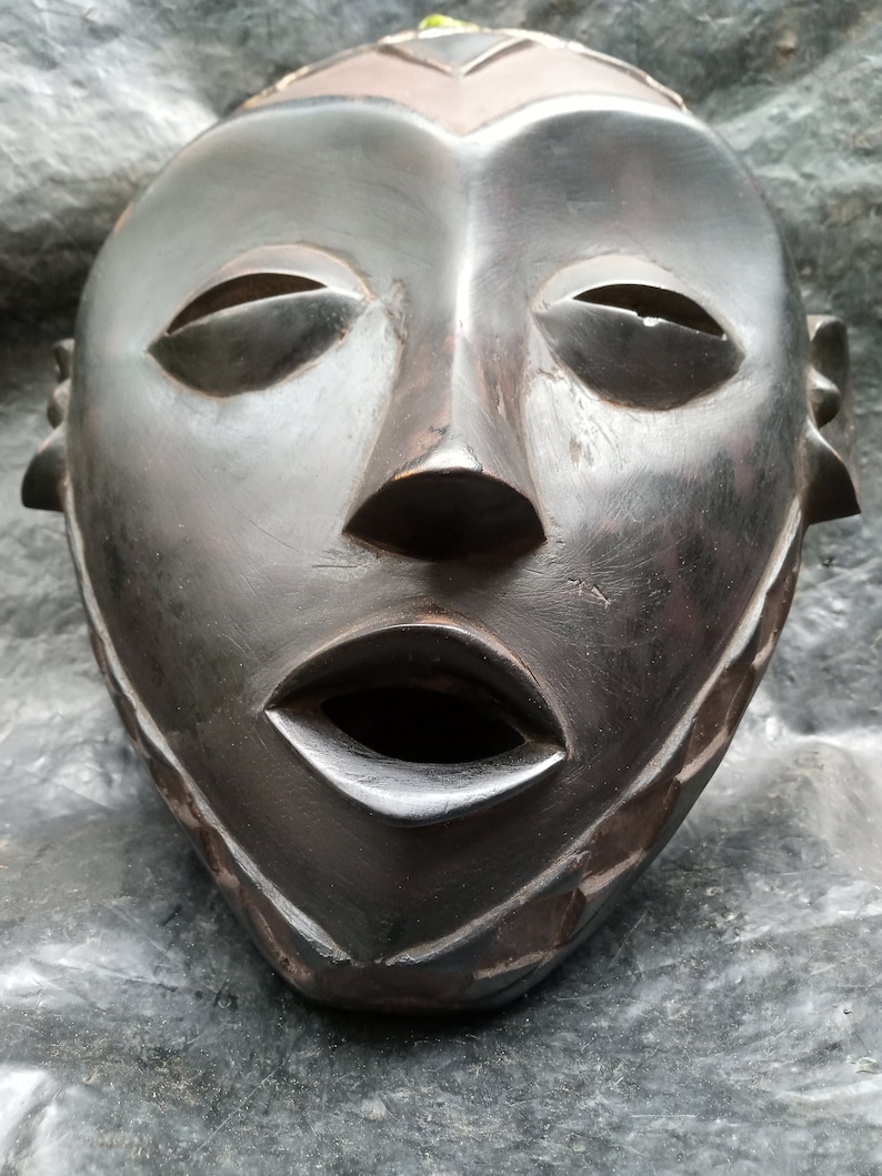 Pende Tribe Original Vintage Tribal Mask Decorative Wall | Etsy