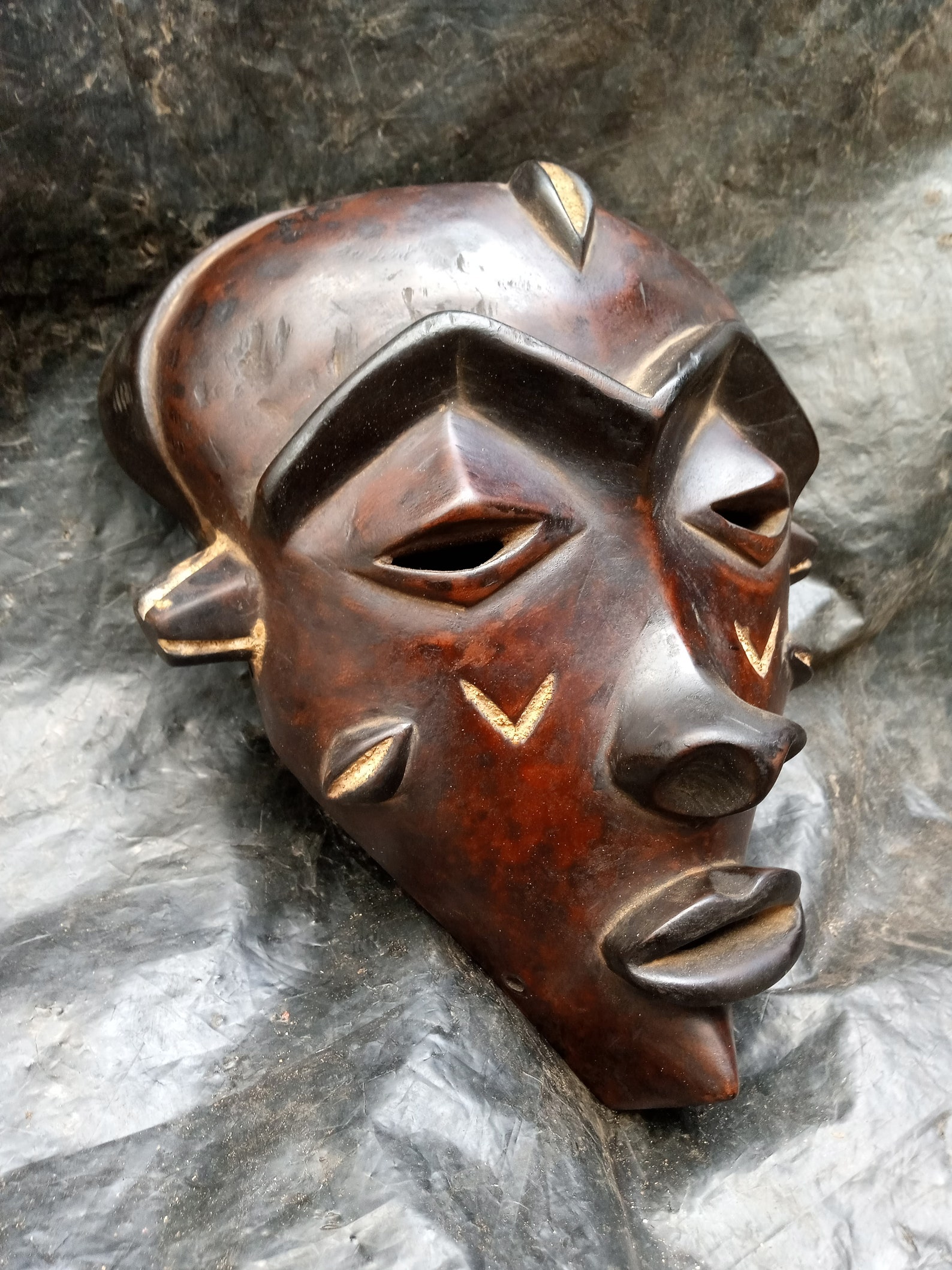 Original "maladie" Pende Tribe Vintage Tribal Mask Decorative Wall ...
