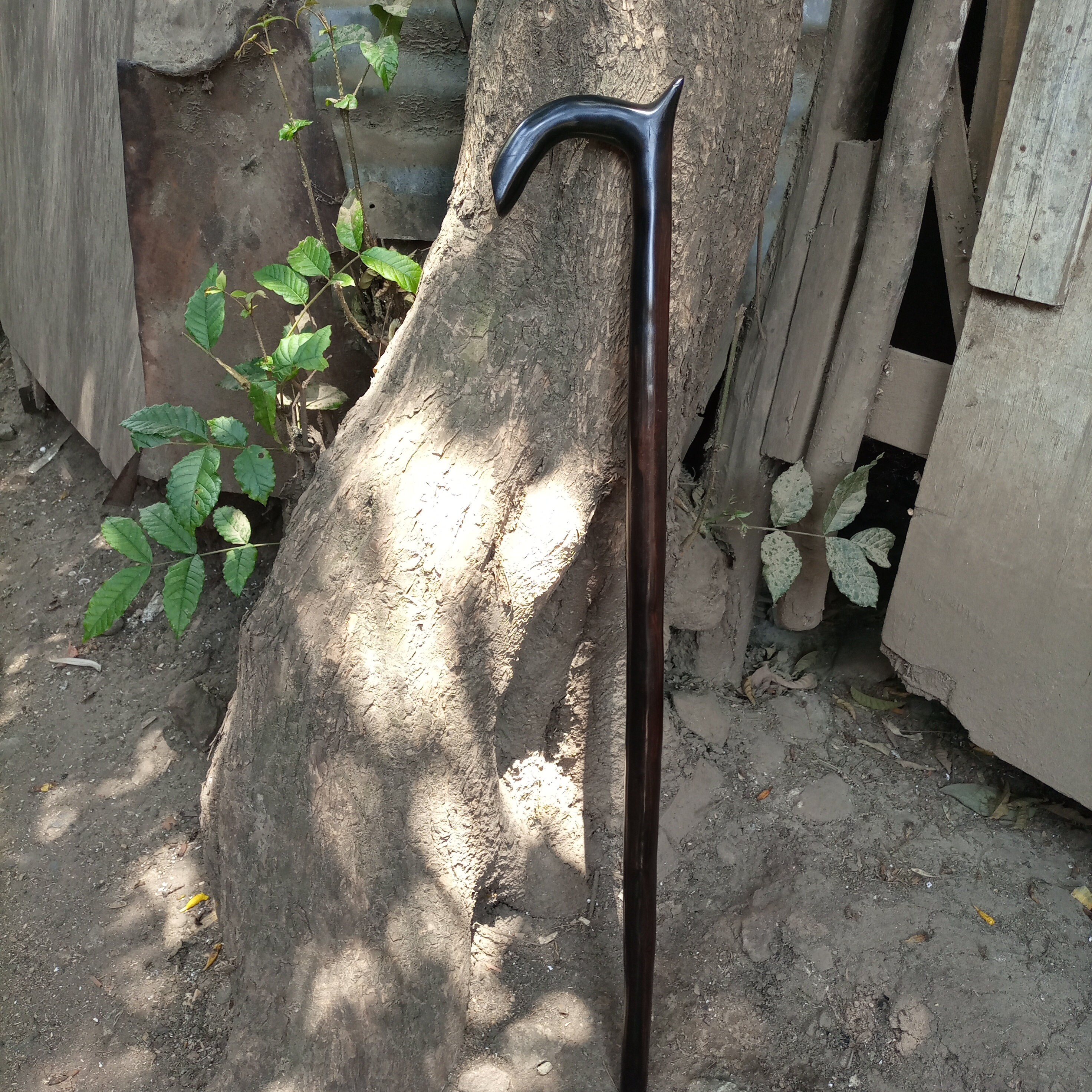 Africa Blackwood Contouring Handle Original Hiking Walking - Etsy