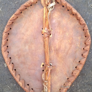 Original Maasai Shield Fully-functional Cowhide Leather Kenya Africa ...