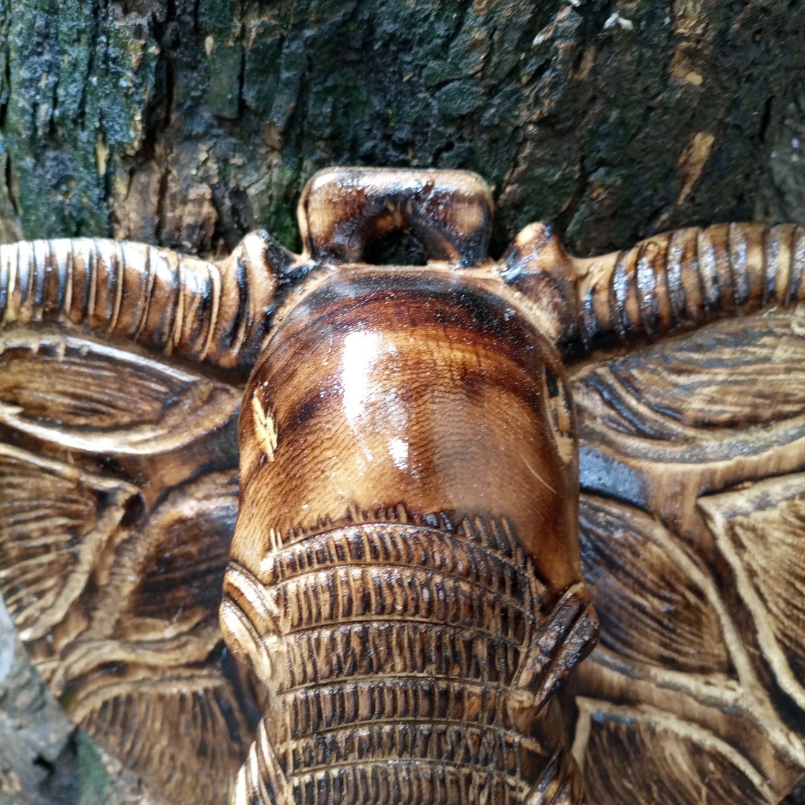 Elephant Mask Kenya Africa Olivewood Carving Kamba Tribal - Etsy