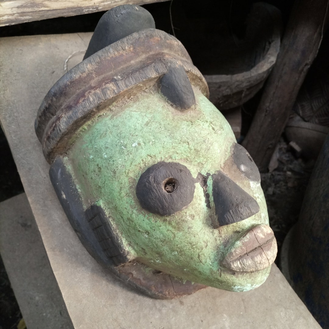 Original Igbo Vintage Tribal Mask Ira Tribe Nigeria Africa - Etsy