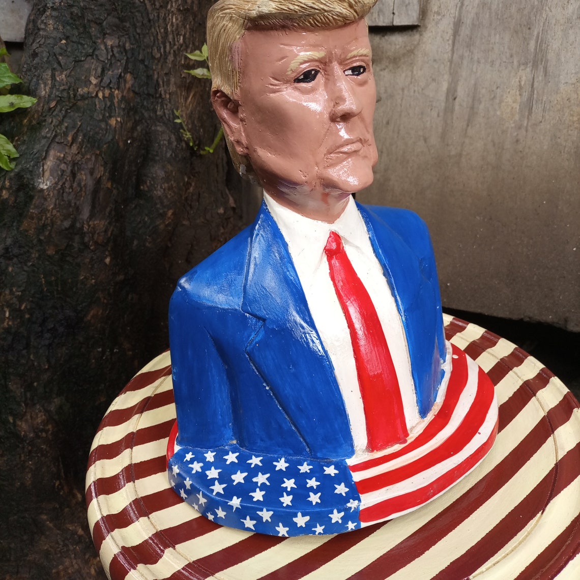 Original Donald Trump USA President Bust Sculpture Solid | Etsy