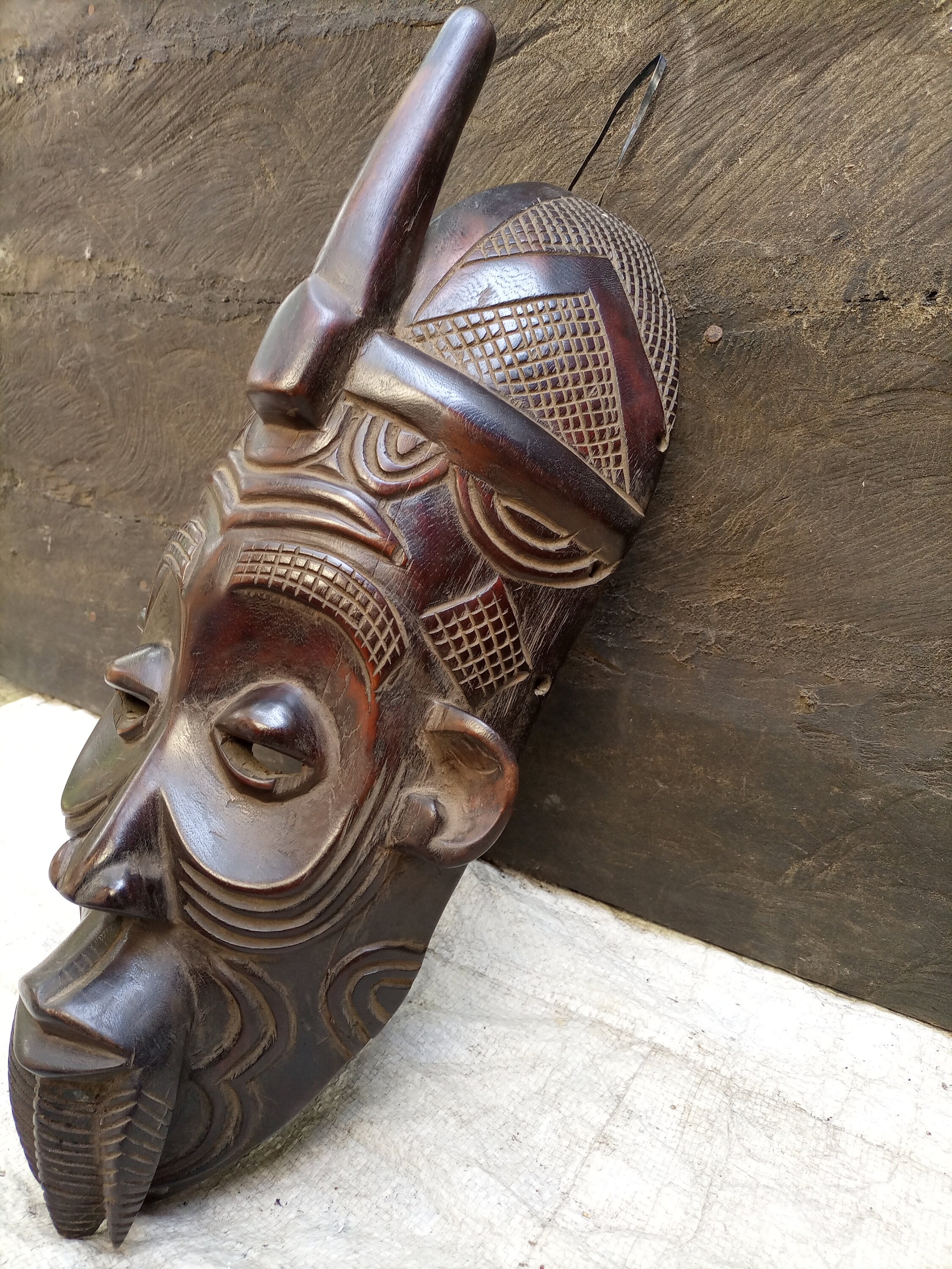 Vintage Lulua Tribe Mask DRC Congo Africa Original Wood Art - Etsy