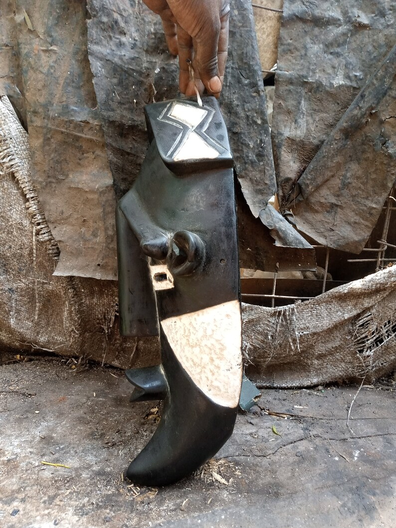 Original Lwalwa Tribe Vintage Moon Mask DRC Africa | Etsy