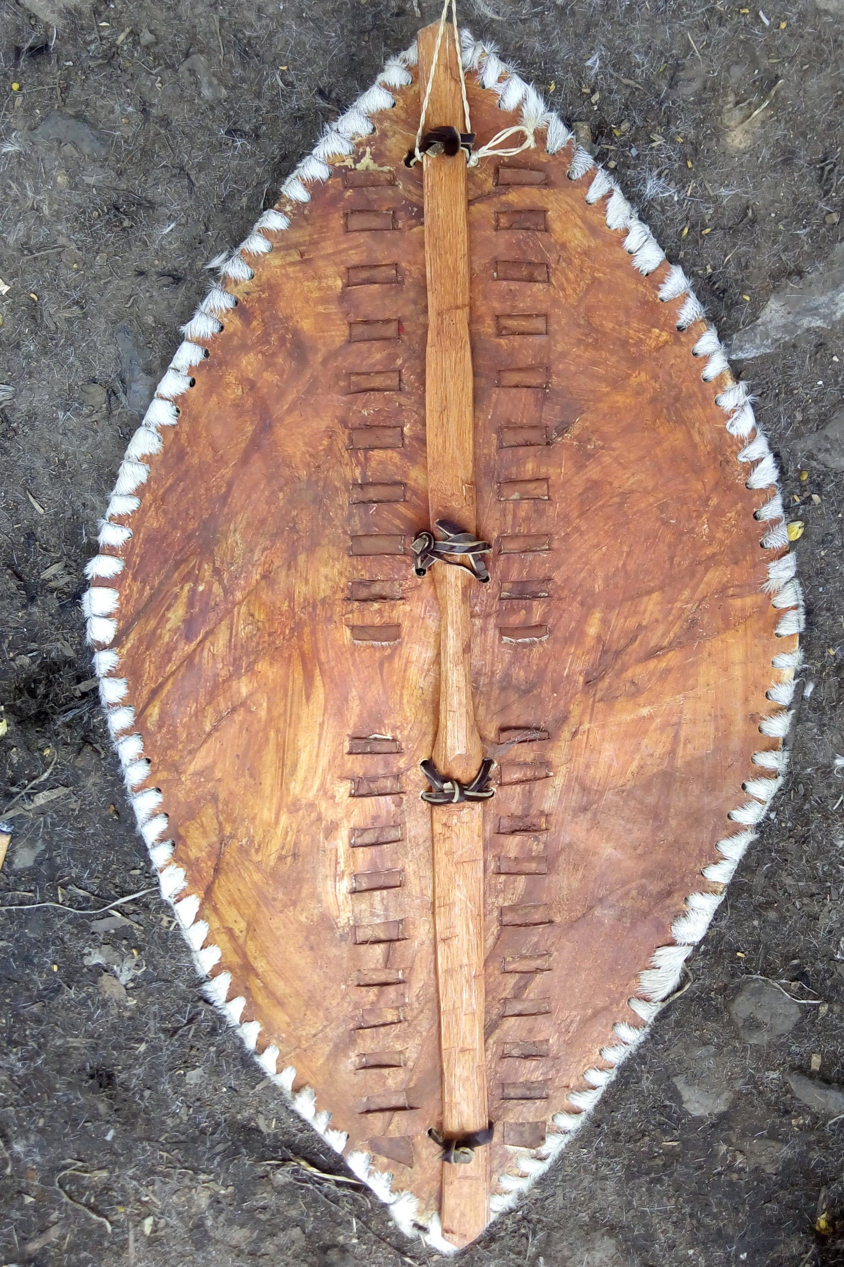 Original Zulu Chief's Shield Fully-functional Black White - Etsy