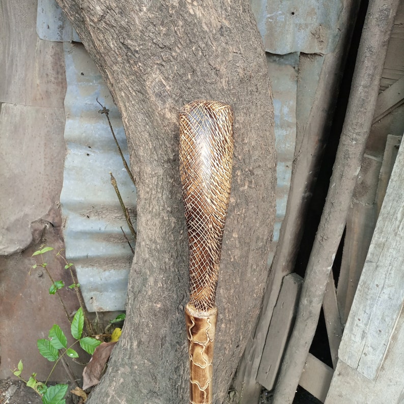 28-67IN Original African Kamba Tribe Cobra Snake Serpent 1PC - Etsy