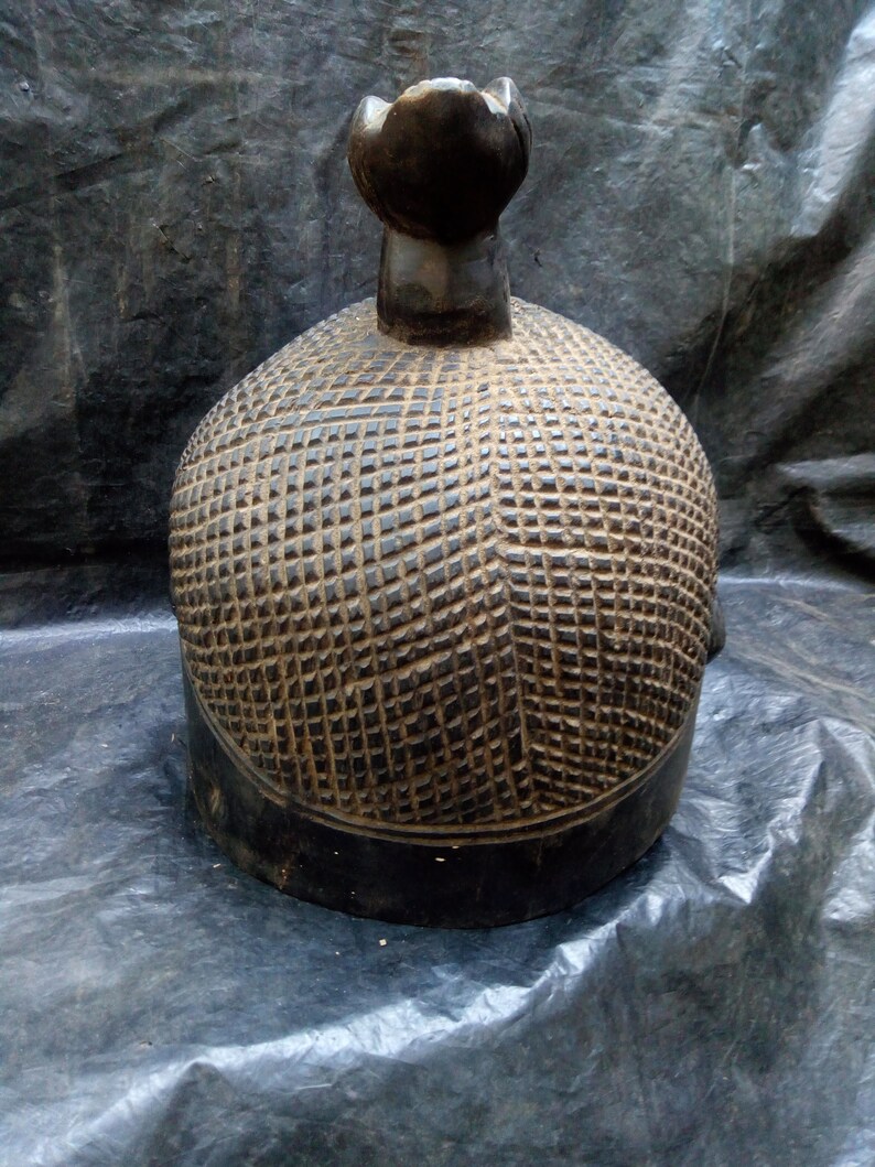 Primitive Suku Tribal Mask Casque Helmet DRC Africa Fully-functional ...