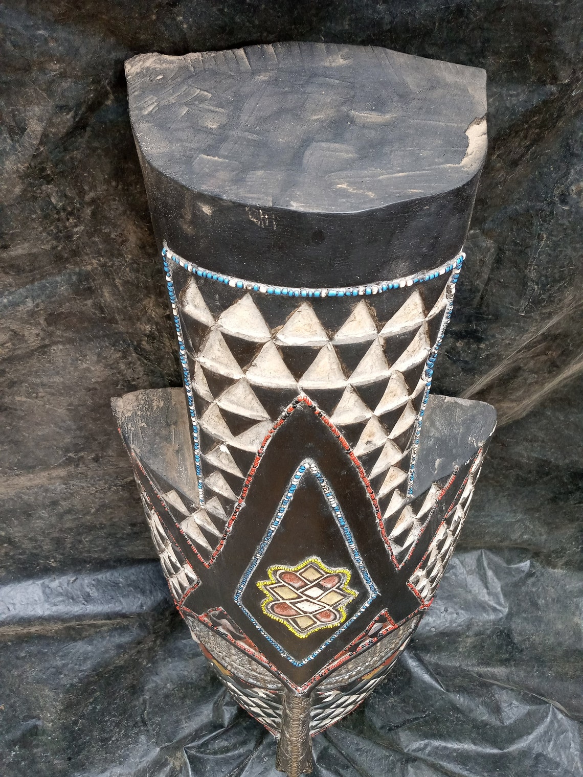 Vintage Bakuba Tribe Mask DRC Africa Congo Original Wood Art - Etsy