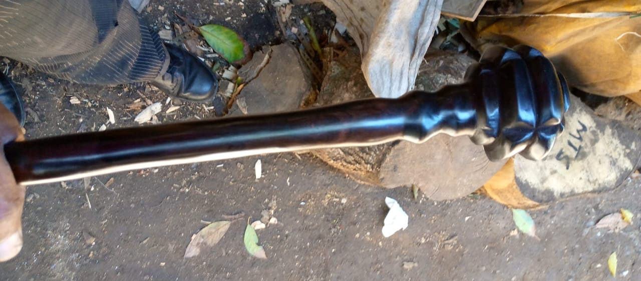 Traditional South African Style Walking Stick Cane Unisex Solid 1PC ...