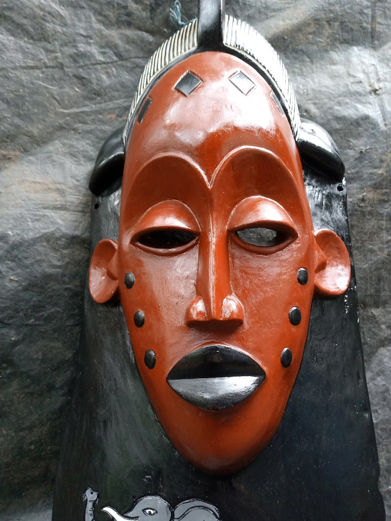 Nubian Tribe Mask Africa Sudan Original Wood Art Vintage | Etsy