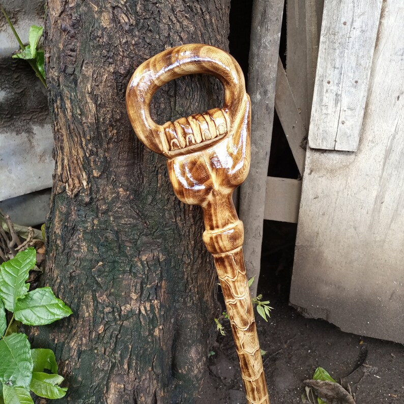 Original African Closed Hand Strength Unity Fist Walking Cane - Etsy