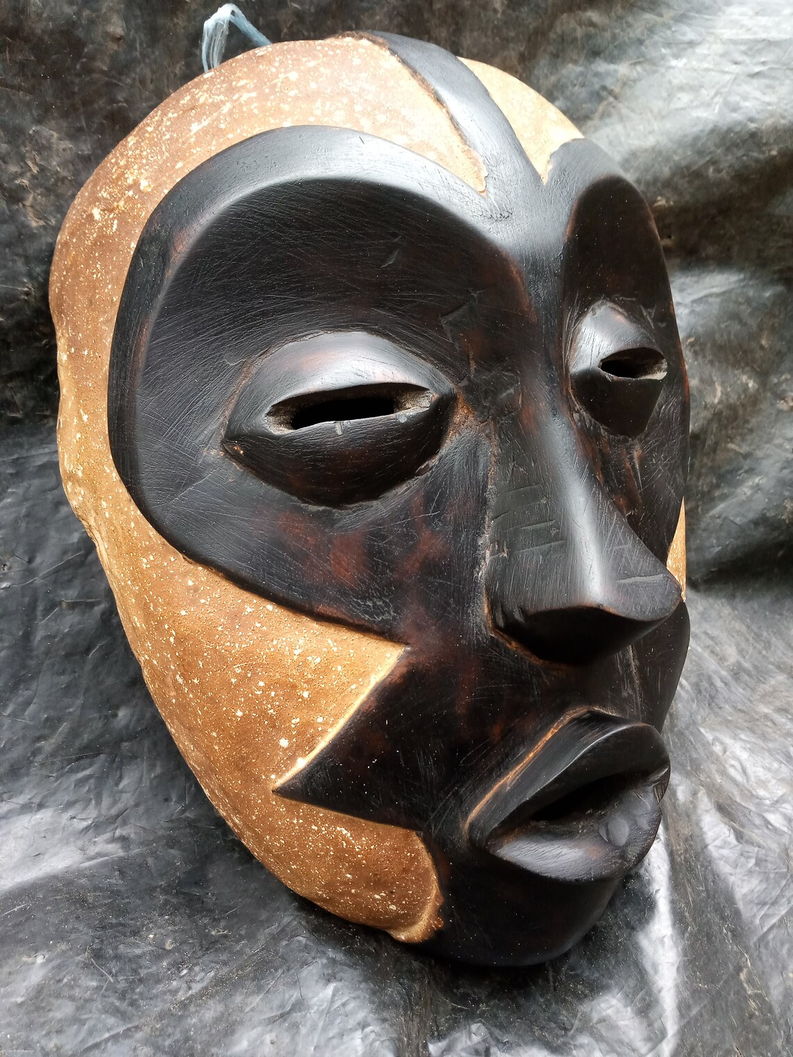 Boa Tribe Mask DRC Africa Primitive Wood Carving Congolese Art | Etsy