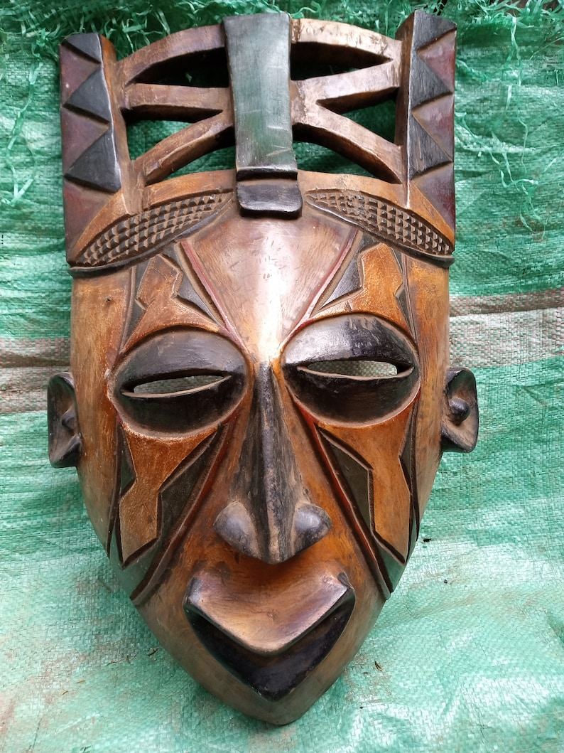Original Songe Tribe Vintage Congo Mask DRC Africa Wood Art - Etsy