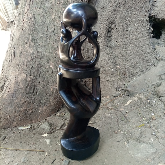 Art & Collectibles Global Unity Peace Is In Your Hand 1PC Ebony ...