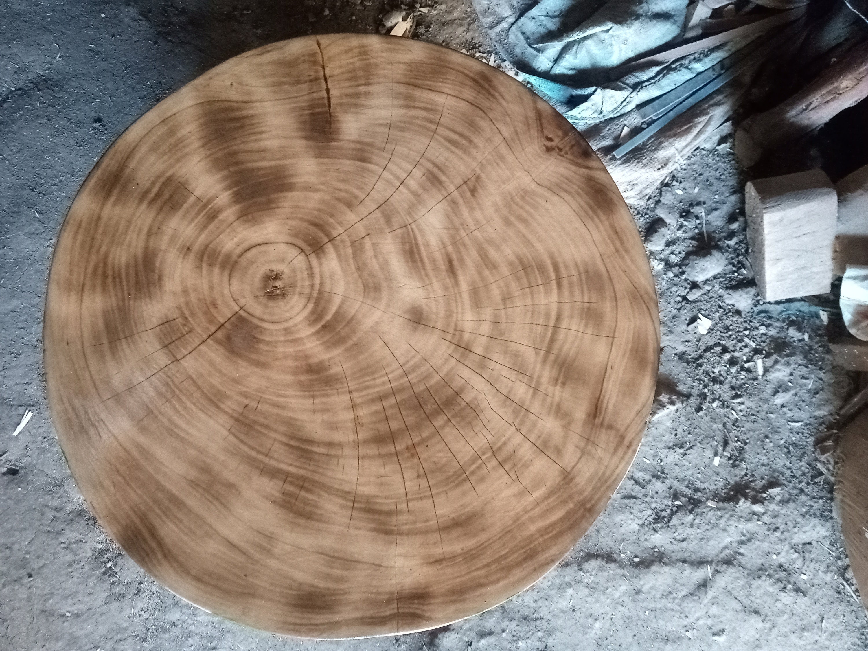 Kenyan Maasai Table Stool Chair Solid 1-piece Jacaranda Wood African ...