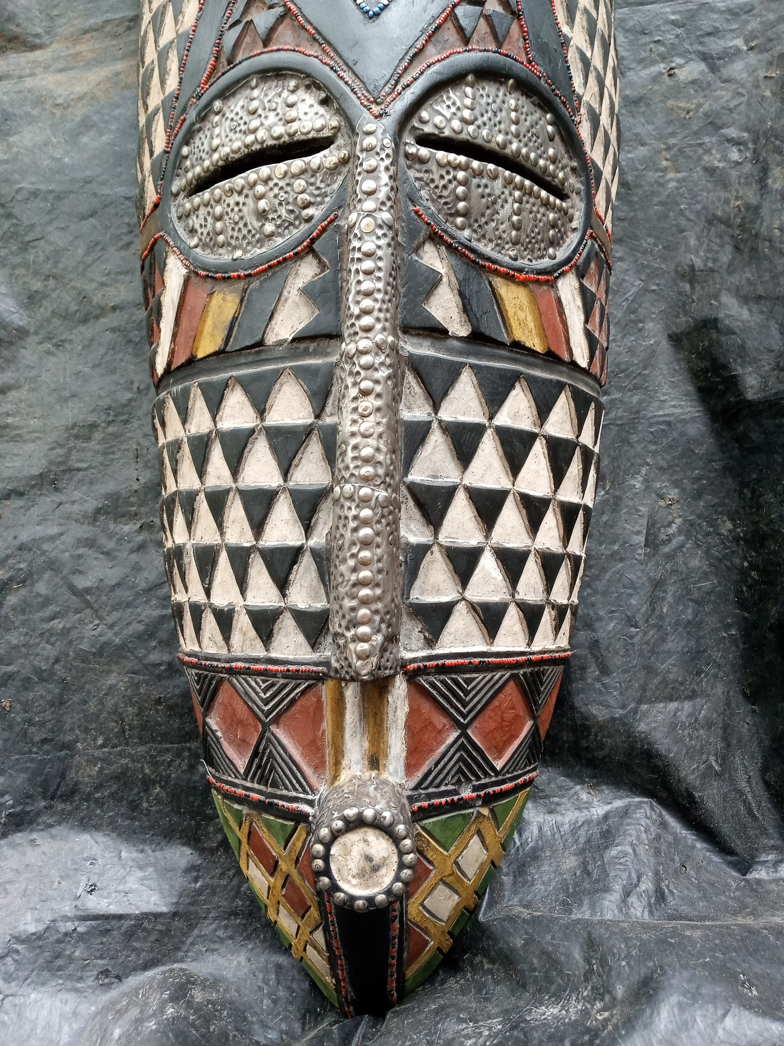 Vintage Bakuba Tribe Mask DRC Africa Congo Original Wood Art | Etsy