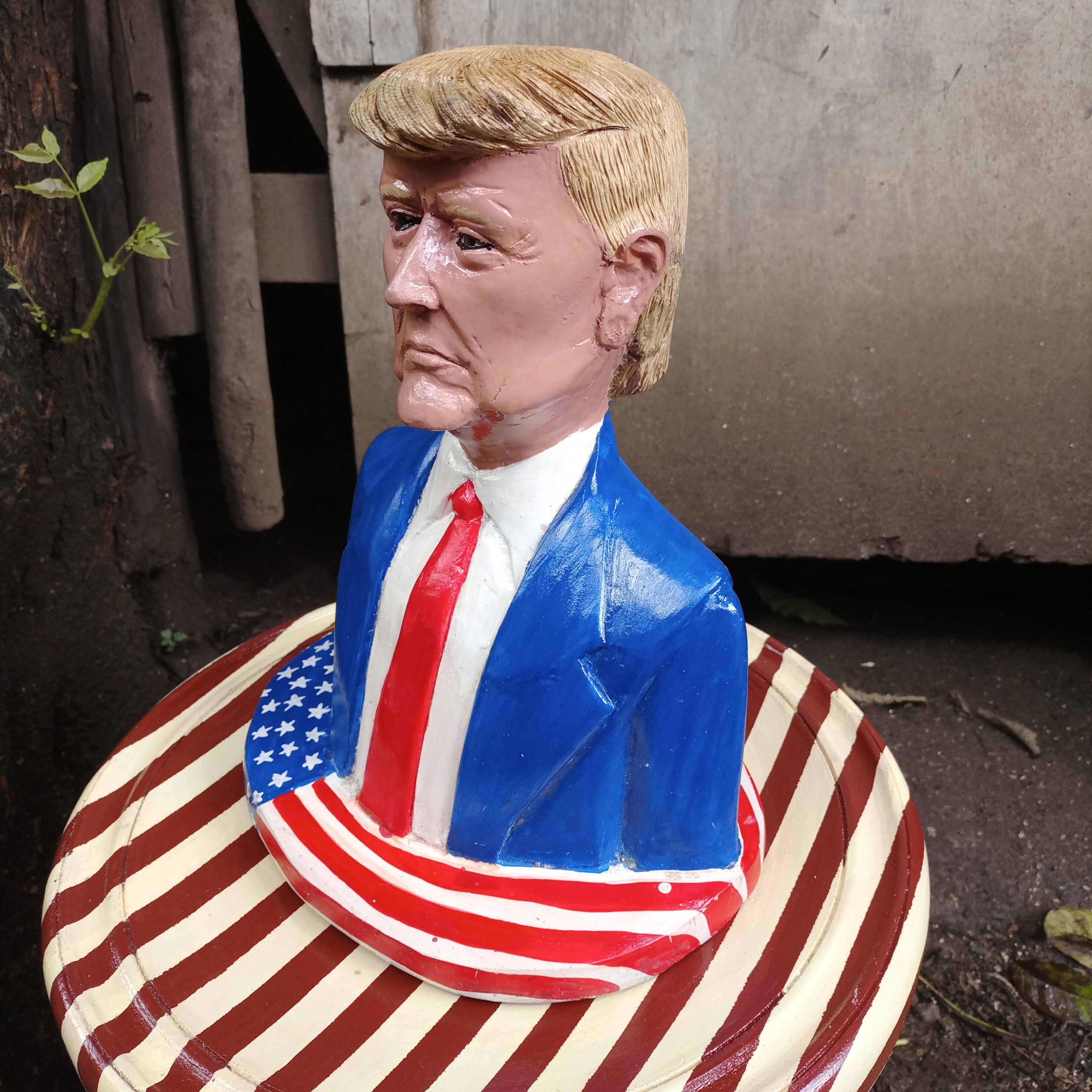 Original Donald Trump USA President Bust Sculpture Solid | Etsy