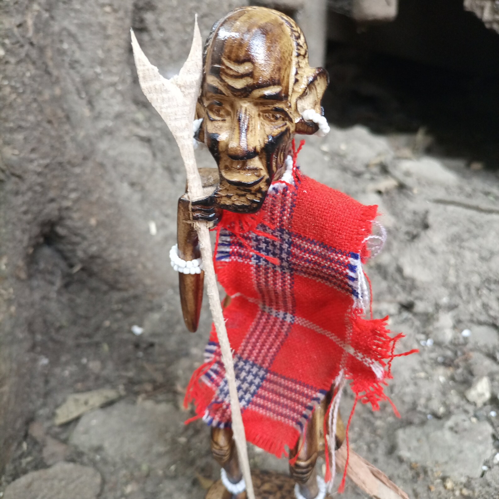 Maasai Elder Carved Jacaranda Beads Original Kamba Tribal Art | Etsy