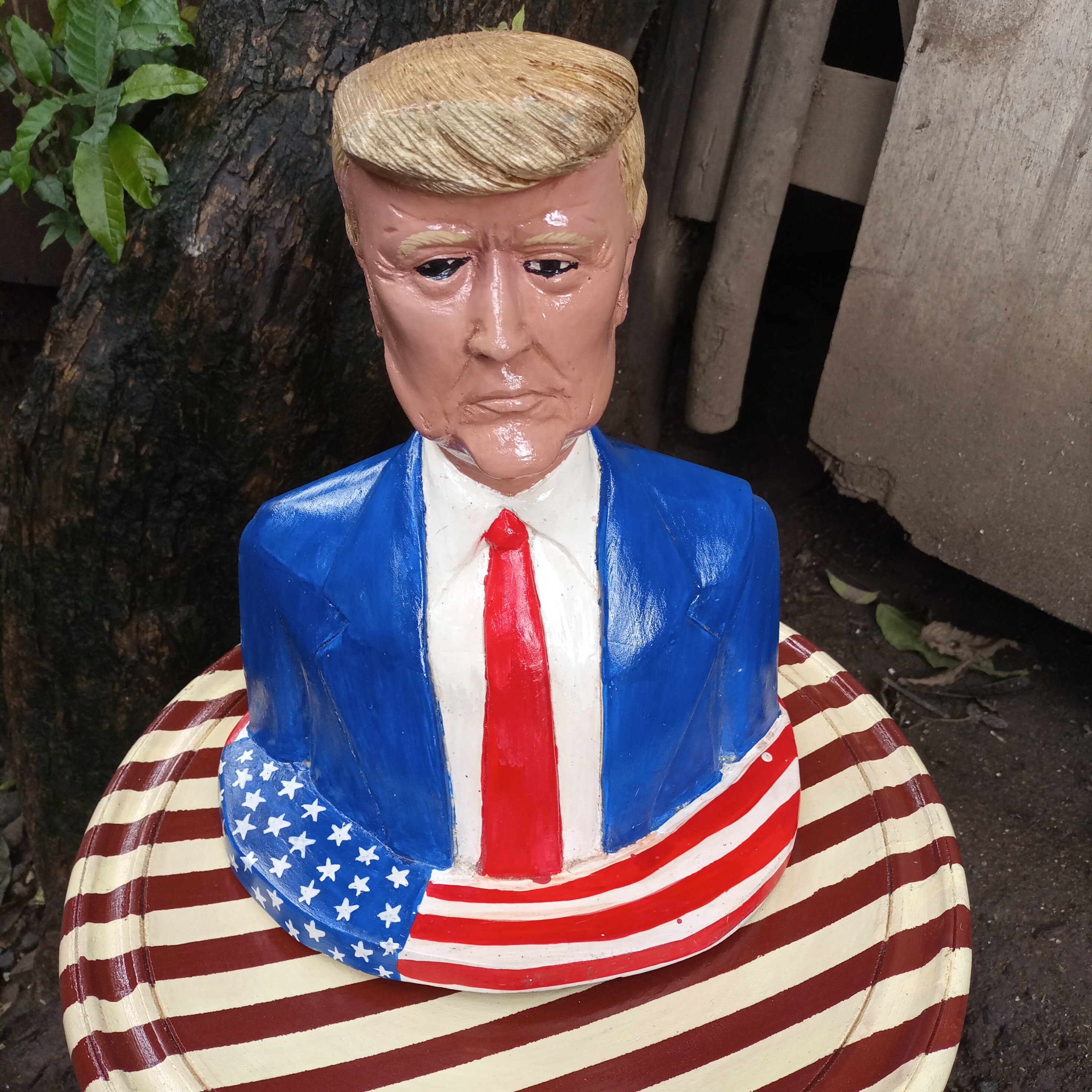 Original Donald Trump USA President Bust Sculpture Solid | Etsy