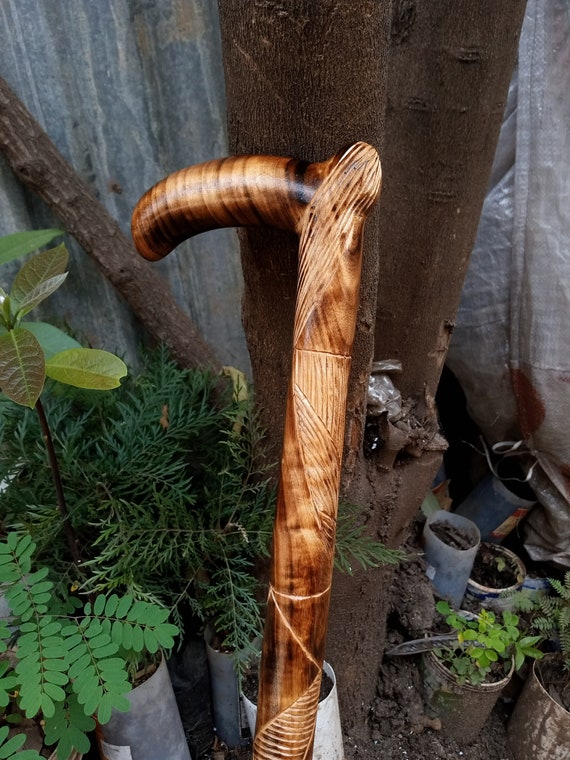 Original Jacaranda Blackwood Rosewood Hiking Walking Stick - Etsy