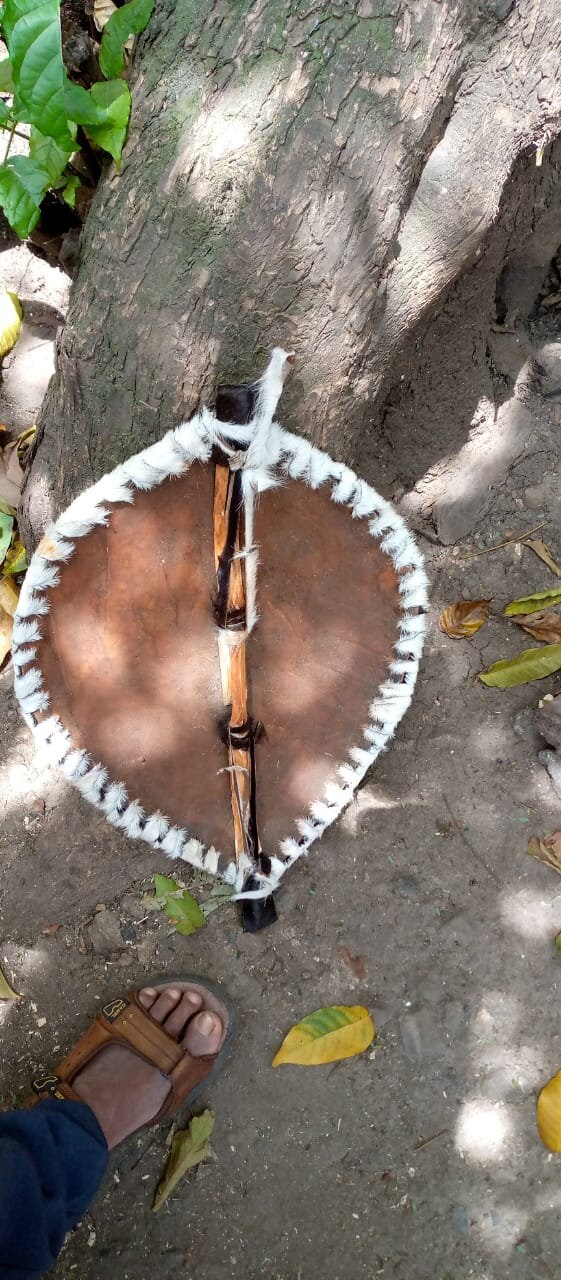 Multicolor Original Maasai Shield Fully-functional Cowhide - Etsy