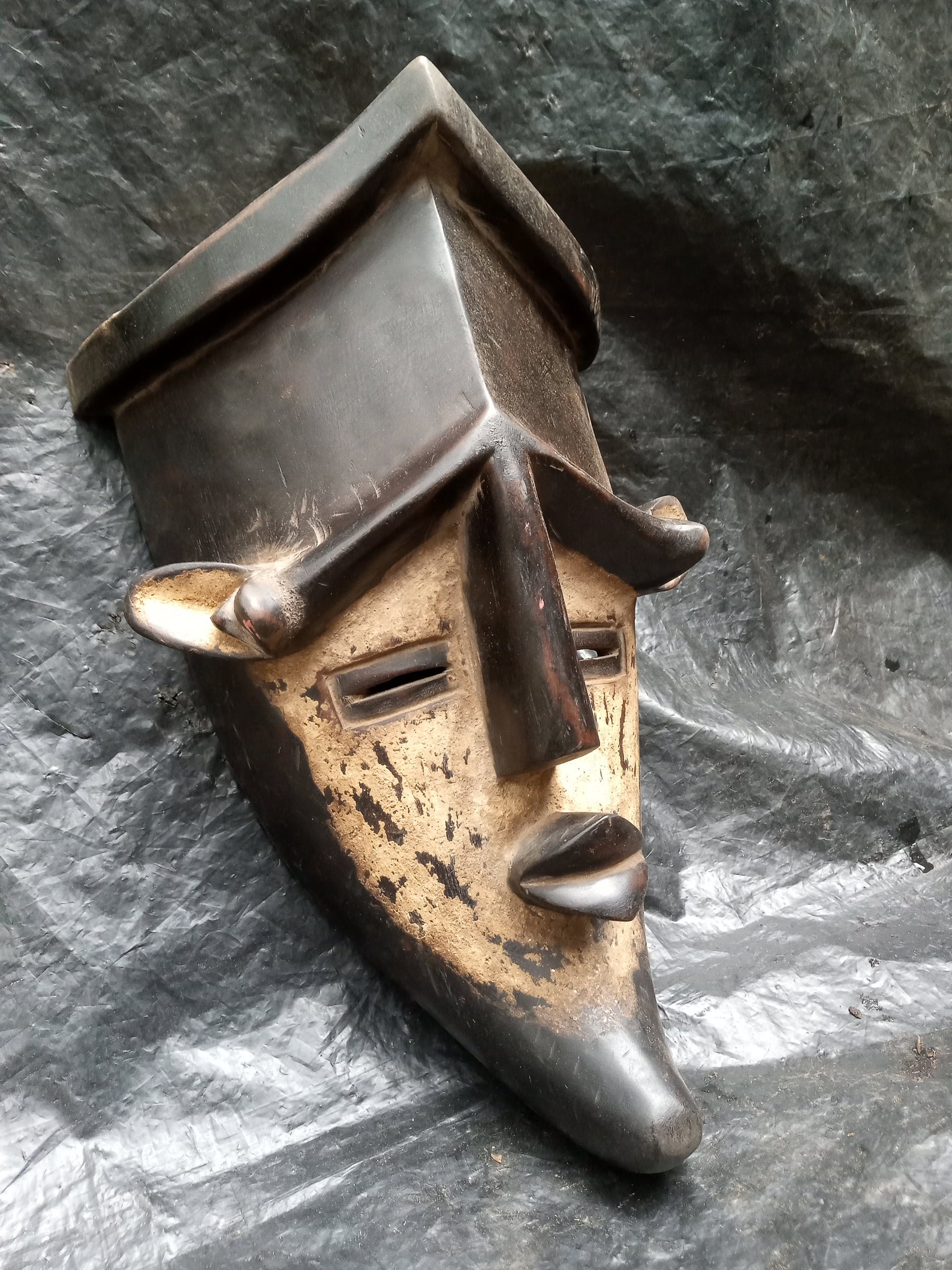 Vintage Lwalwa Tribe Mask DRC Congo Africa Original Wood Art - Etsy