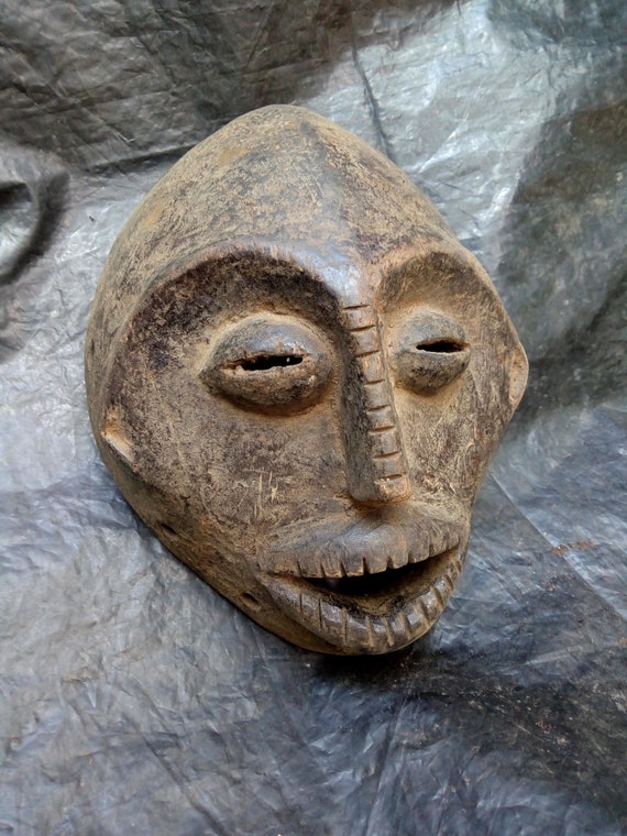Rare Nyindu Tribal Mask Vintage Hand Carved Primitive Original | Etsy