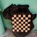 Solid Black Wood Chess Set Game With Carved Pieces Makonde Tribe ...