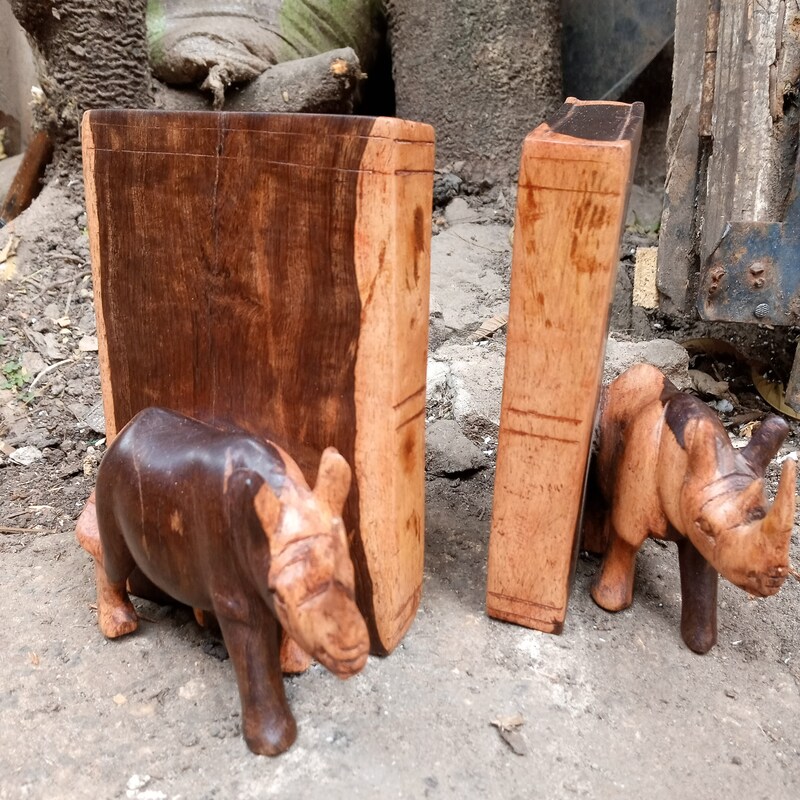 African Bookends - Etsy