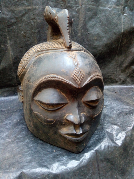Primitive Suku Tribal Mask Casque Helmet DRC Africa | Etsy