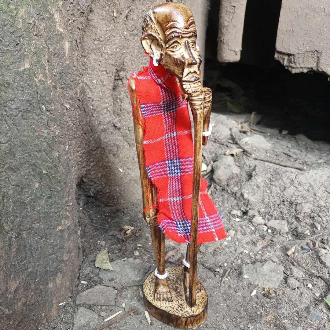 Maasai Elder Carved Jacaranda Beads Original Kamba Tribal Art - Etsy