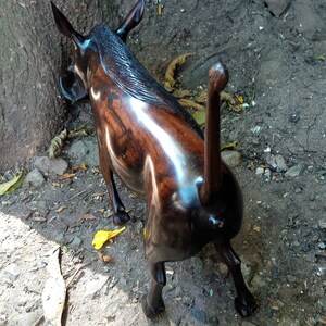 Warthog Carved Kamba Tribe Kenya Solid Ironwood/ Rosewood Animal Statue ...