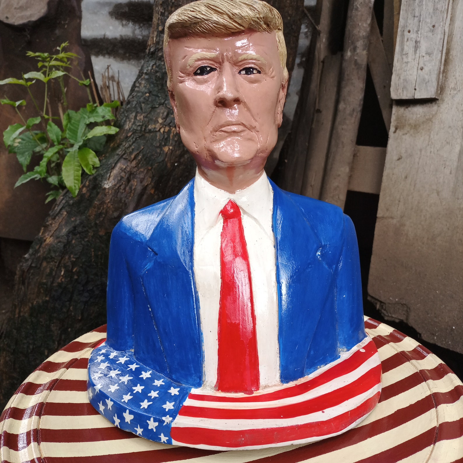 Original Donald Trump USA President Bust Sculpture Solid | Etsy